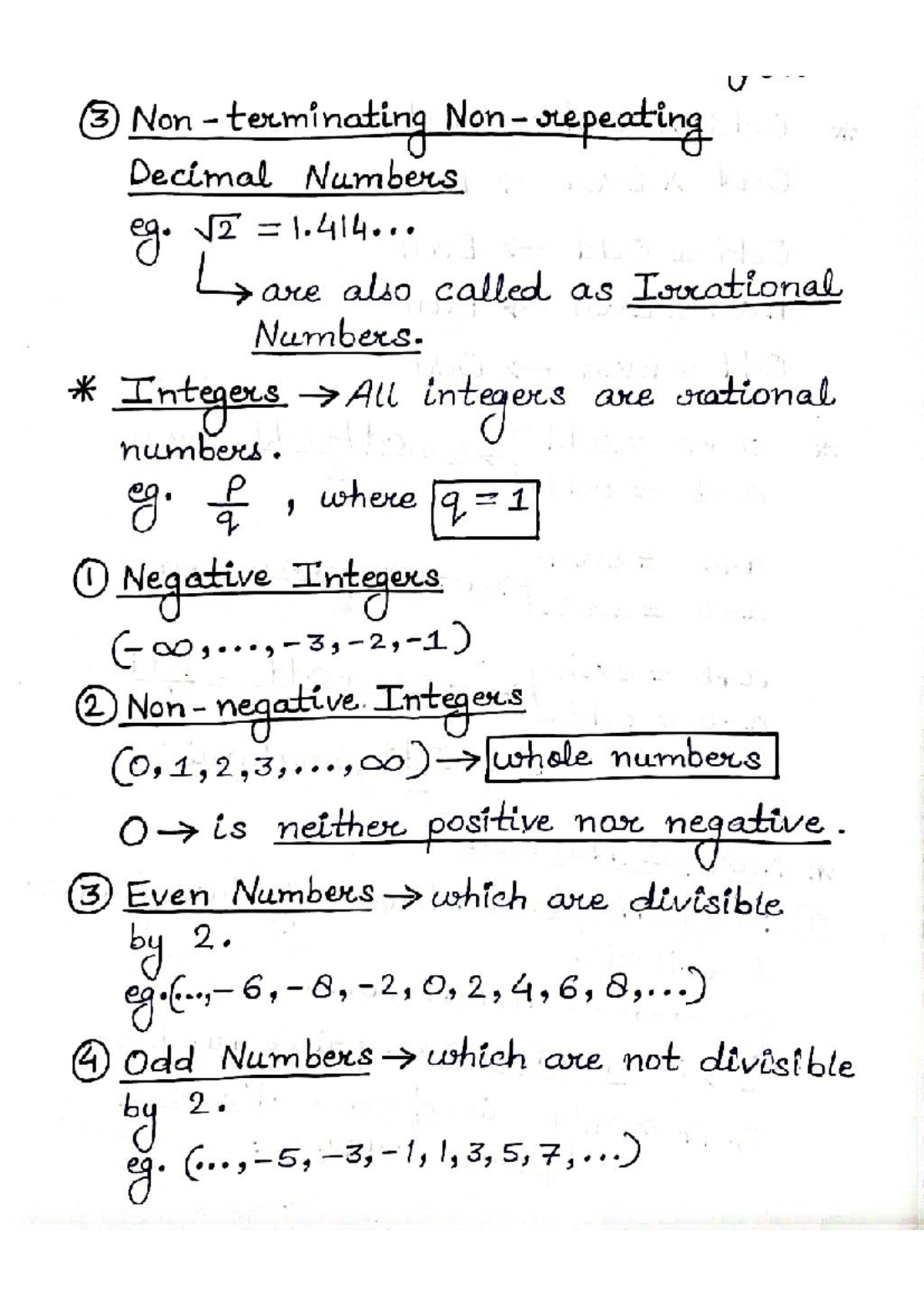 Number System - U 3 Decimal Numbers eg. V2 1 are also called as ...