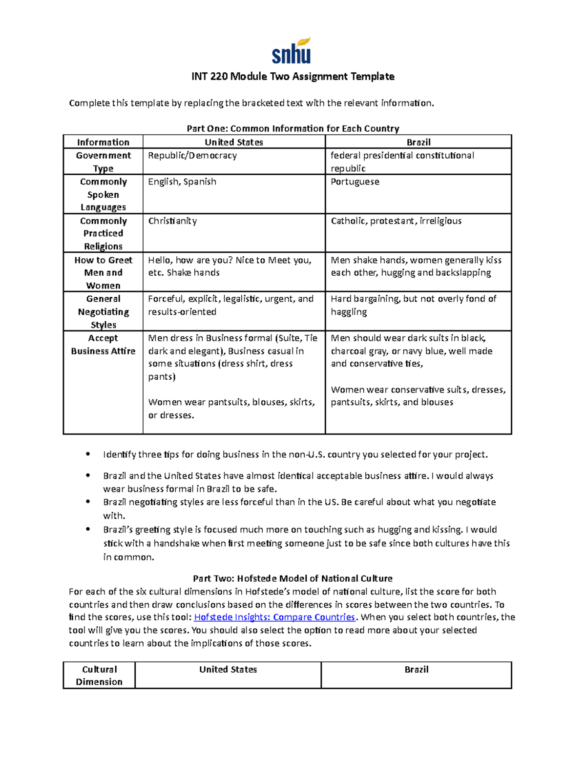 INT 220 Module Two Assignment Template - INT 220 Module Two Assignment ...