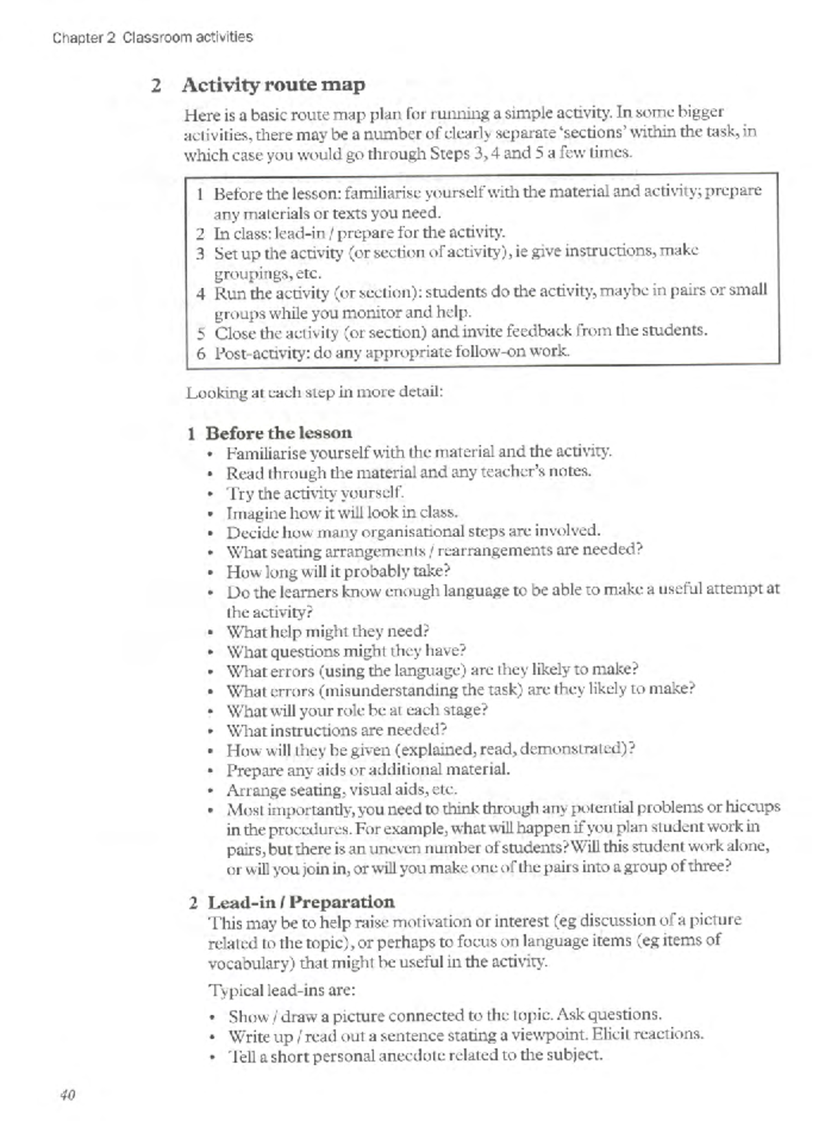 CLT 3 - klsndlNCVKsdlvFVvds,fmv,d - Chapter 2 Classroom activities 2 ...