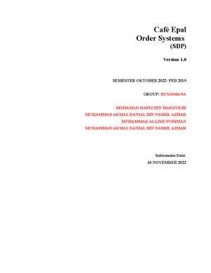 Topic 5 Normalization - noted - Topic 5: NORMALIZATION OF DATABASE ...
