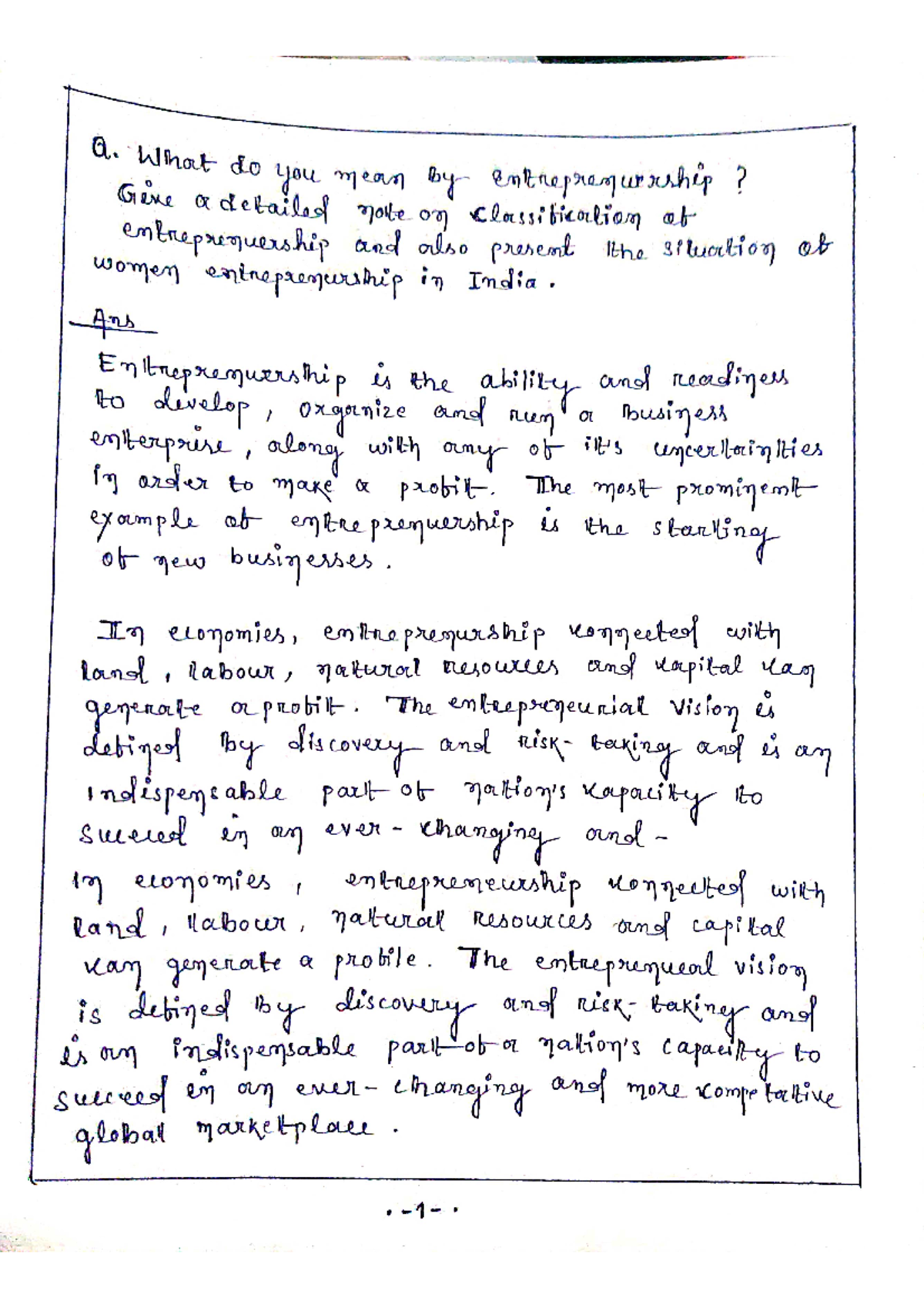 Assignment - Bcom 1st semester - Studocu