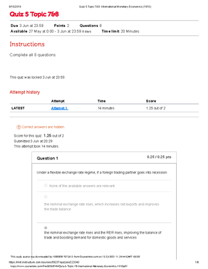 Questions week 8 - BAFI1008 BUSINESS FINANCE Page 1 of 1 Tutorial ...