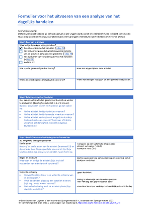 ICF-formulier ingevuld met voorbeelden - ICF-formulier ingevuld met ...