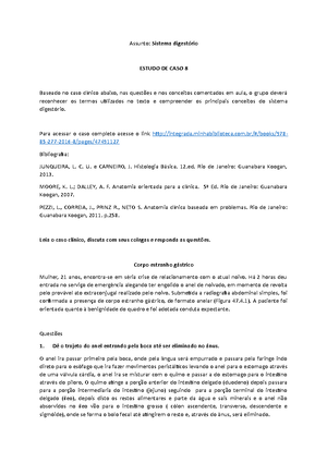 Estudo DE CASO 2 - Sistema Endocrino - Amanda Ferreira Canineo RA ...