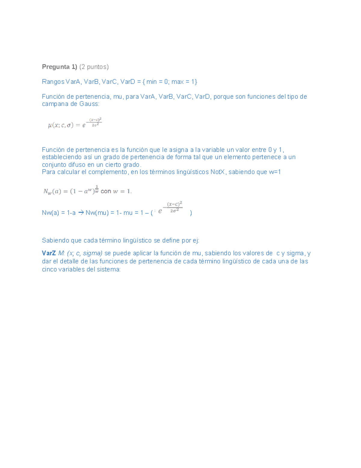 PEC3 2023-2 - PEC 3 año 2023-2024 2do semestre - Pregunta 1) (2 puntos) Rangos VarA, VarB, VarC ...