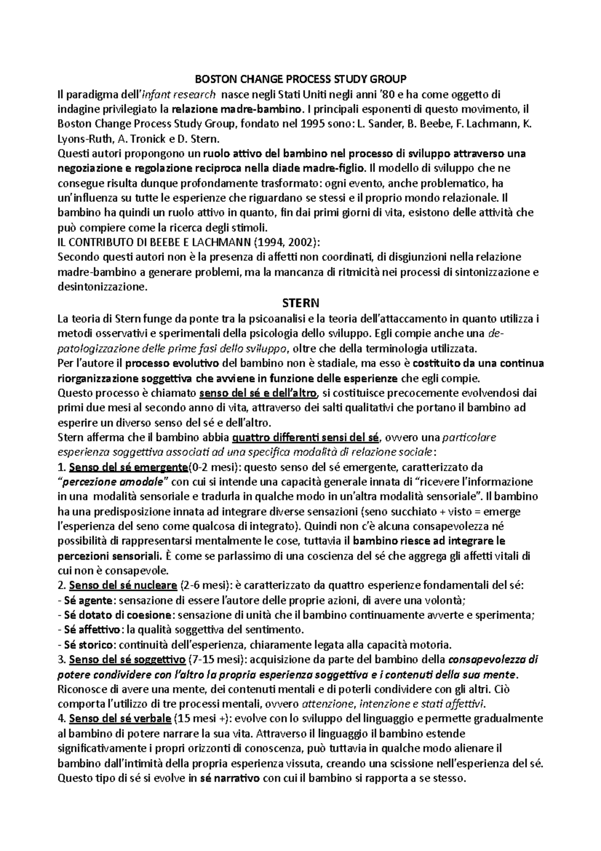 11. Boston Change Process Study Group e Stern - BOSTON CHANGE PROCESS ...