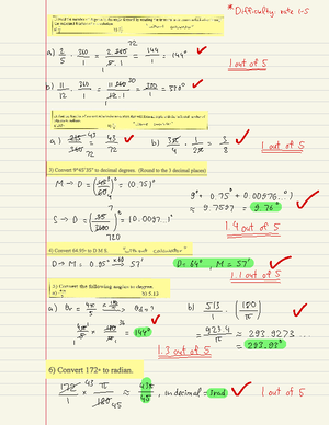College Trigonometry Final EXAM Review Sheet - SUNY Orange Department ...