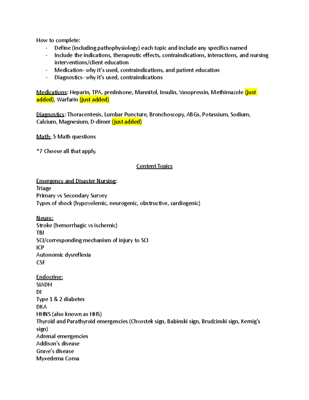 Including Definition