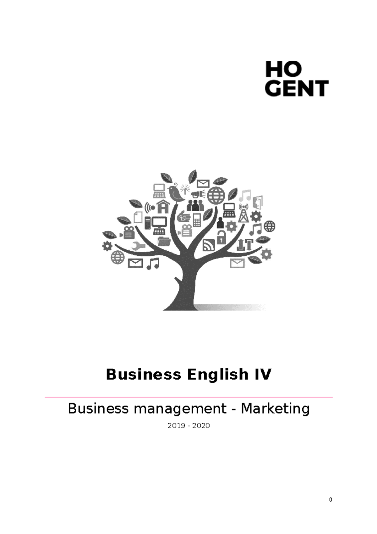 Course reader Business English IV 3MK 2019-2020 - Business English IV ...
