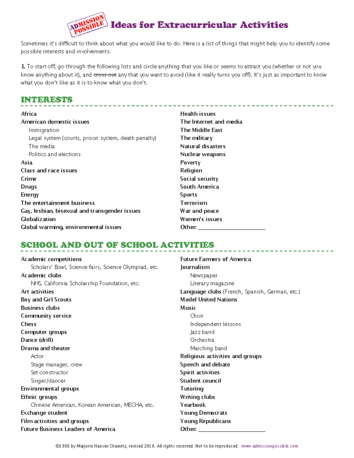 Ideas For Extracurricular Activities Sometimes It s Difficult To ideas-for-extracurricular-activities-sometimes-it-s-difficult-to