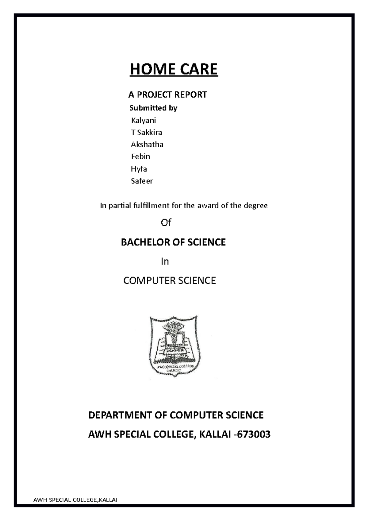 Flip fixer - Final project of bsc computer science - HOME CARE A ...