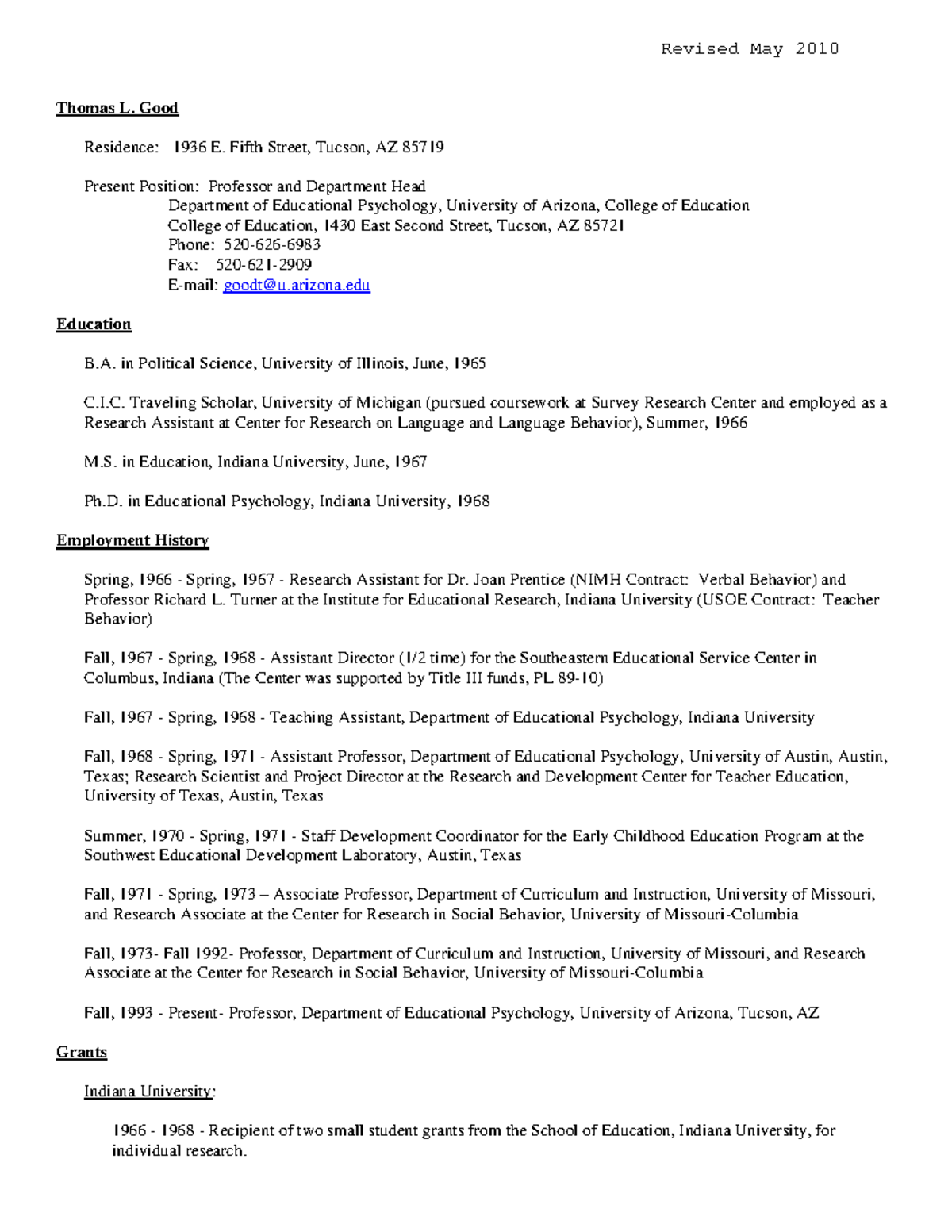 Thomas Good PASS - Thomas L. Good Residence: 1936 E. Fifth Street ...