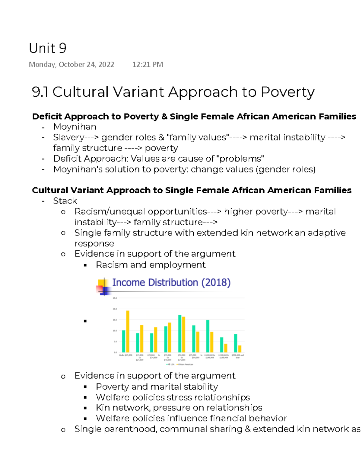 Unit 9 - Duane Rudy - 9 Cultural Variant Approach to Poverty Deficit ...