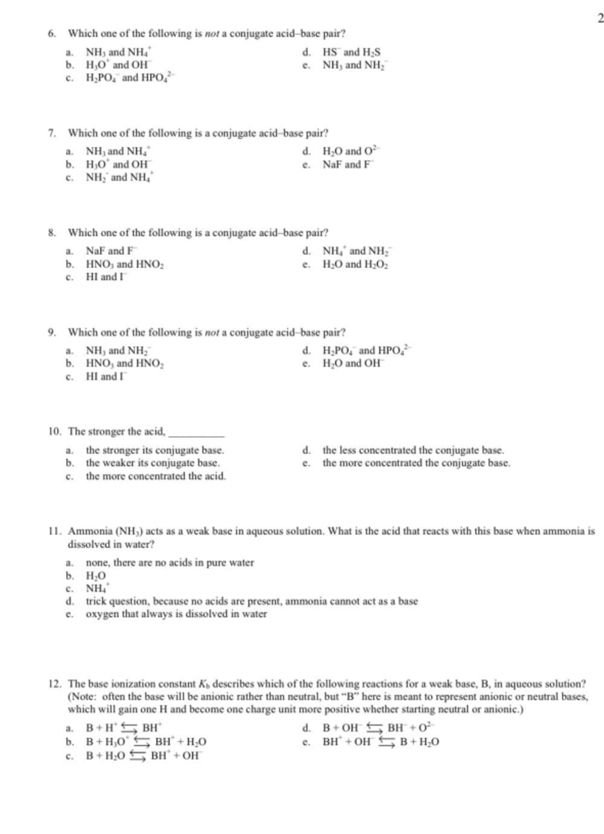 Acid Base Problems 2 - 065212 - Studocu