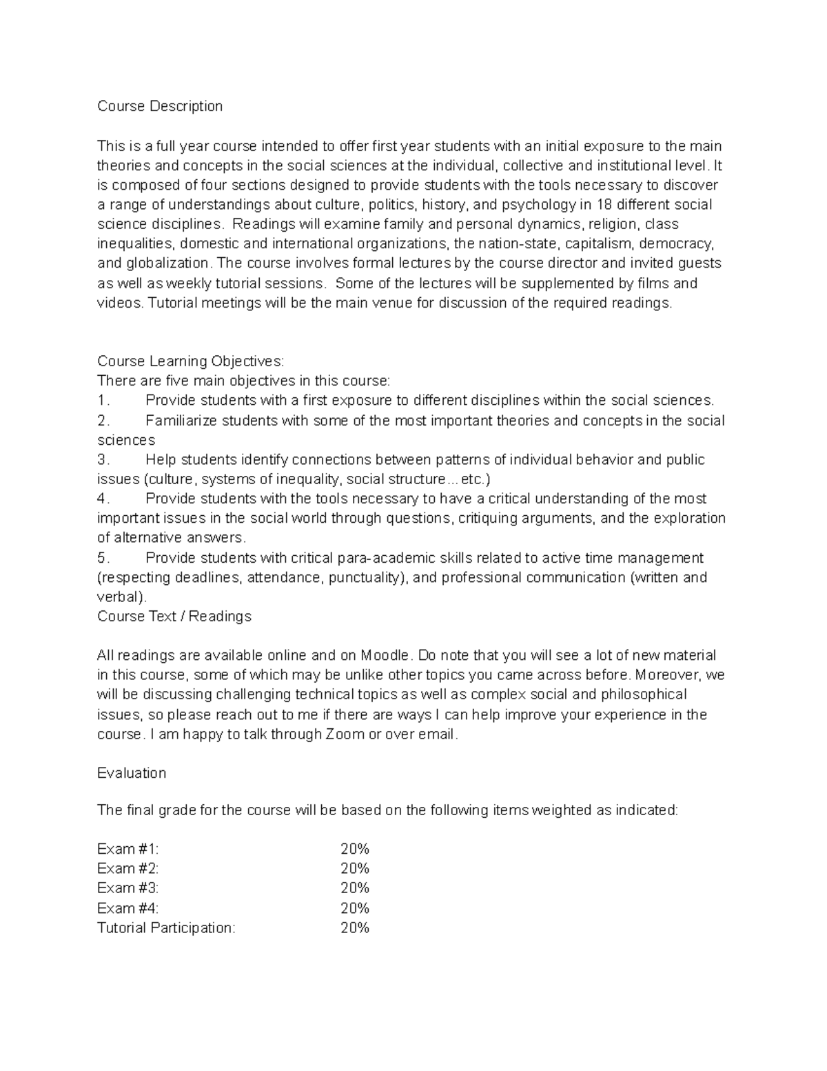 Intro intro intro - Course Description This is a full year course ...