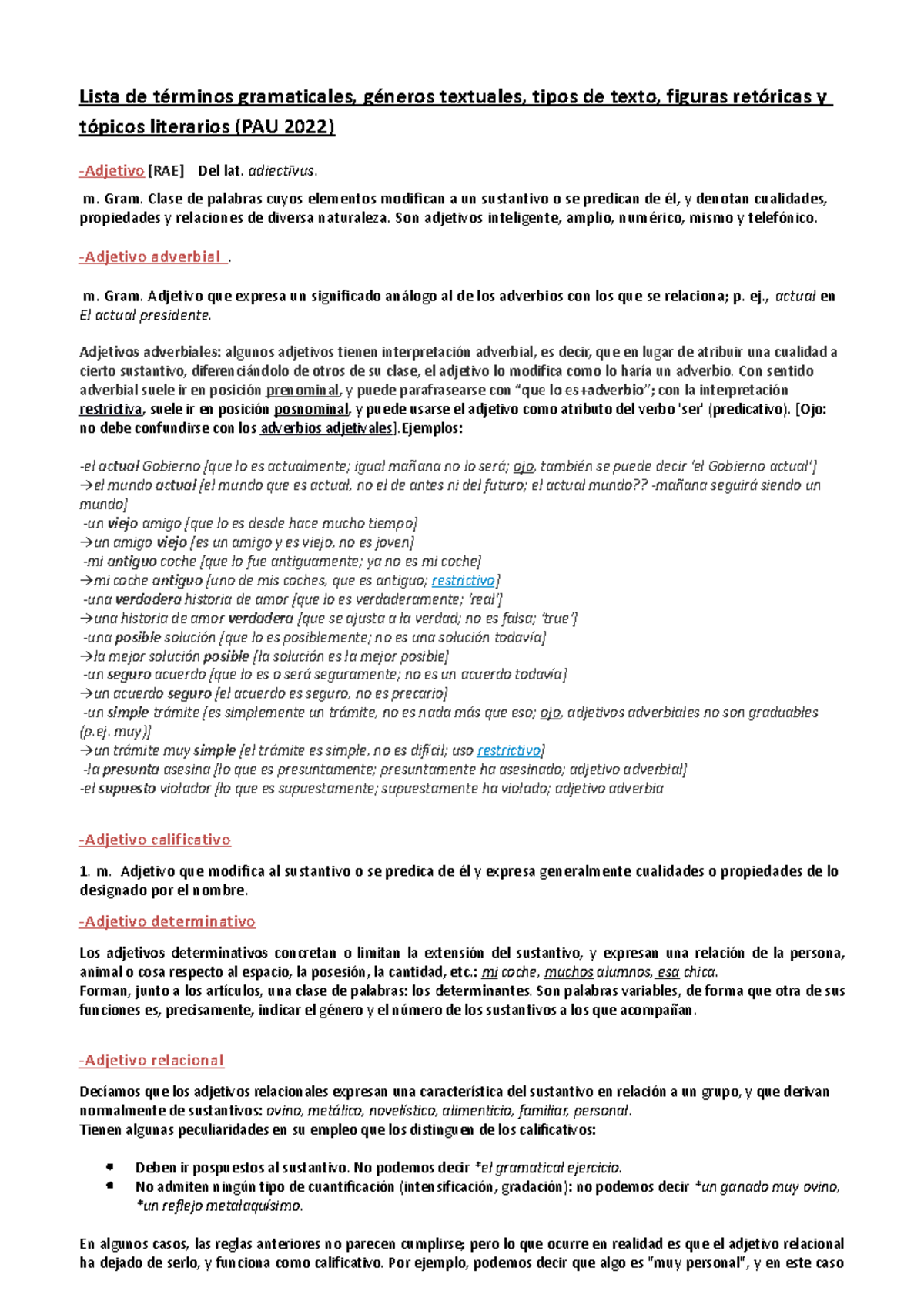 Lista de términos 2022 definitiu - Lista de términos gramaticales ...