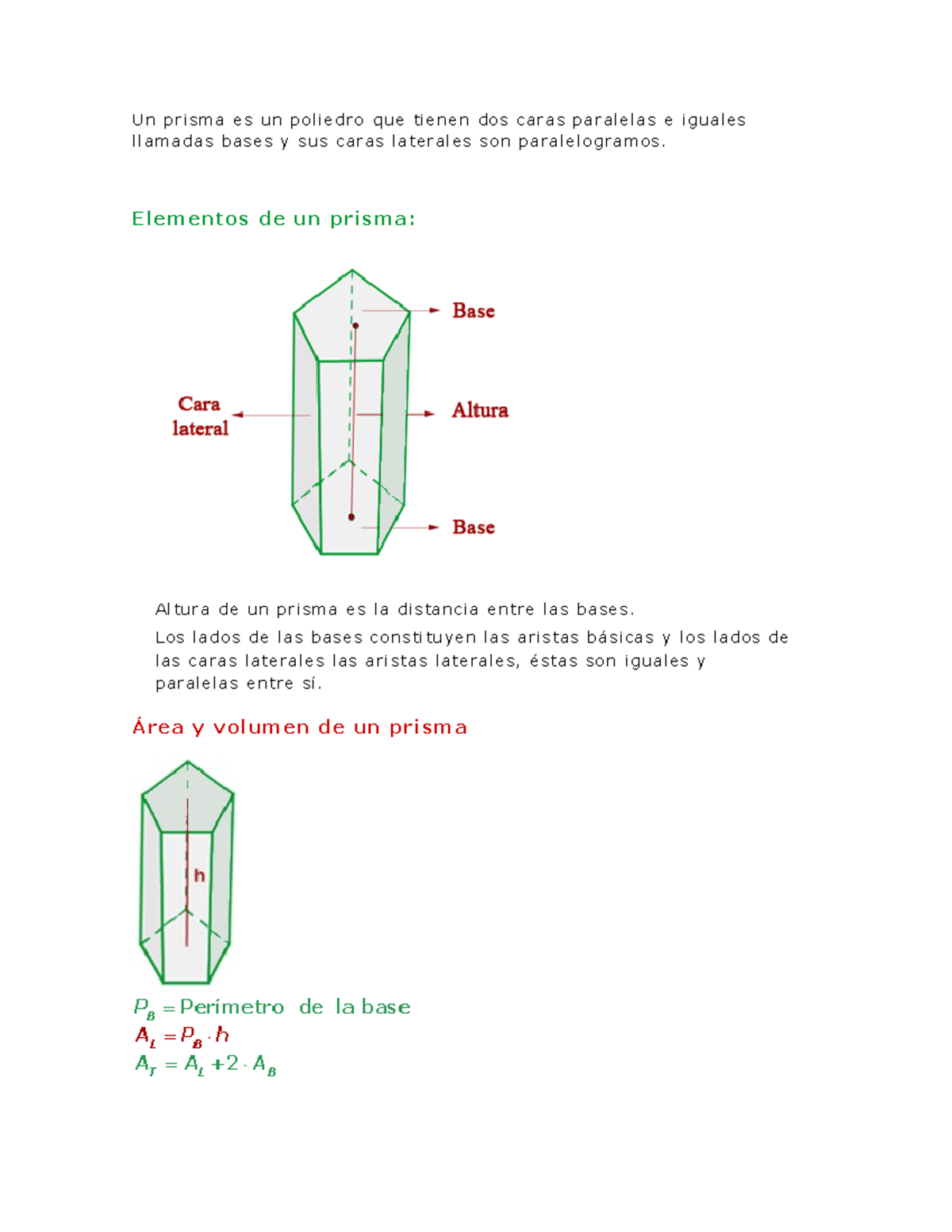 Prismas 9 - c afa fsadg g fgh - Un pr isma e s un po lie dr o que tie ...
