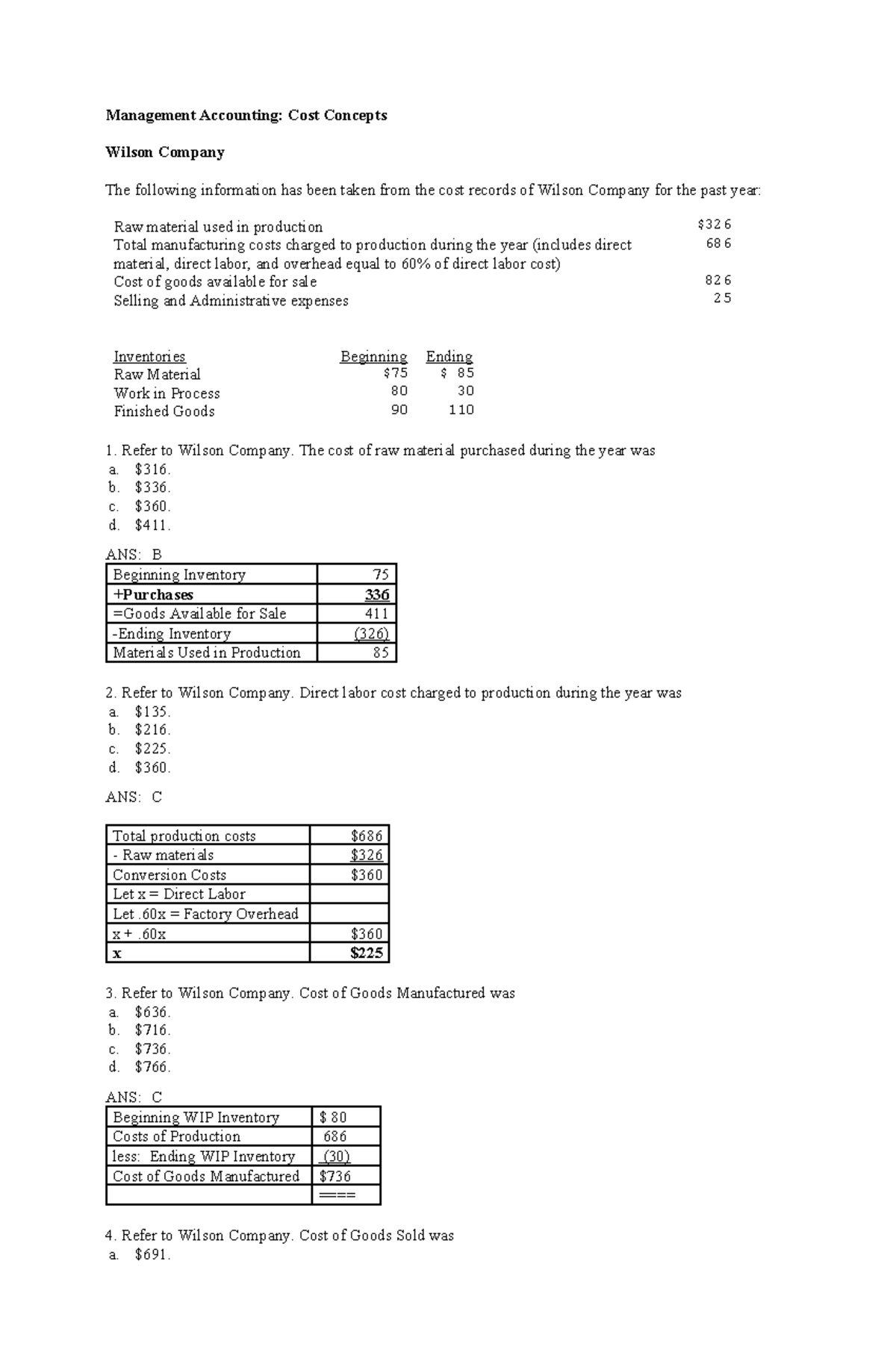 364781075 exercise 2 cost concepts with answers - Management Accounting ...