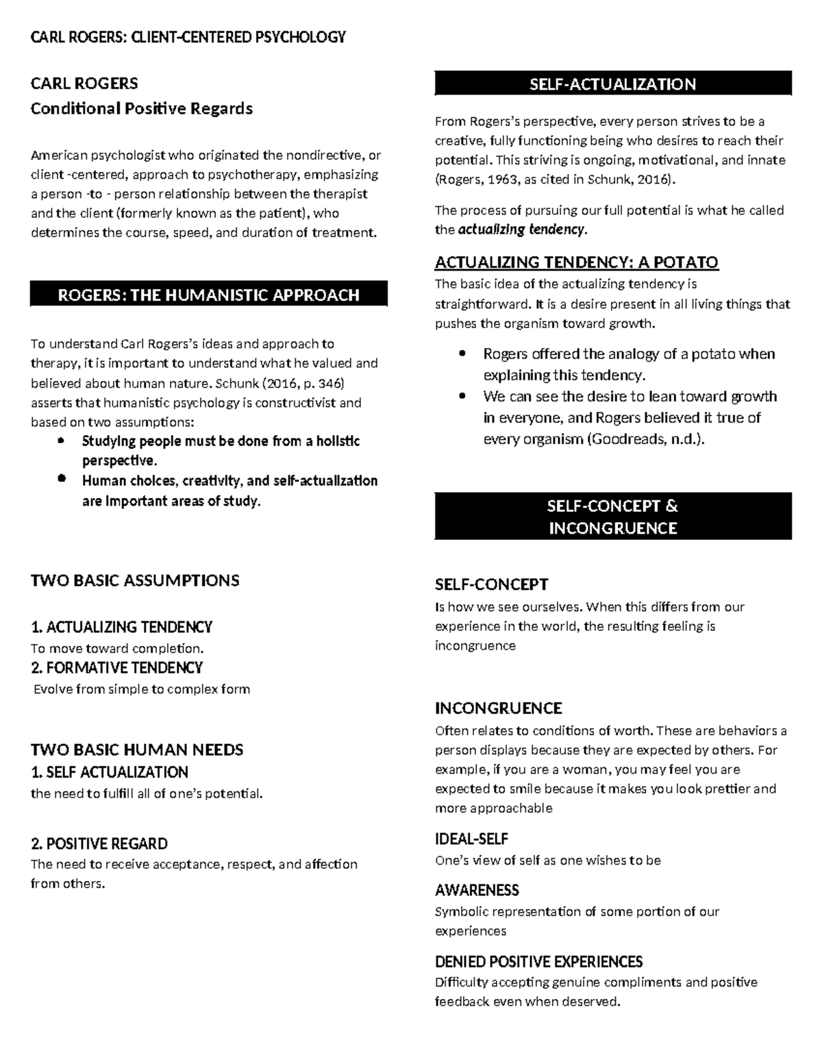 CARL Rogers - CARL ROGERS: CLIENT-CENTERED PSYCHOLOGY CARL ROGERS ...