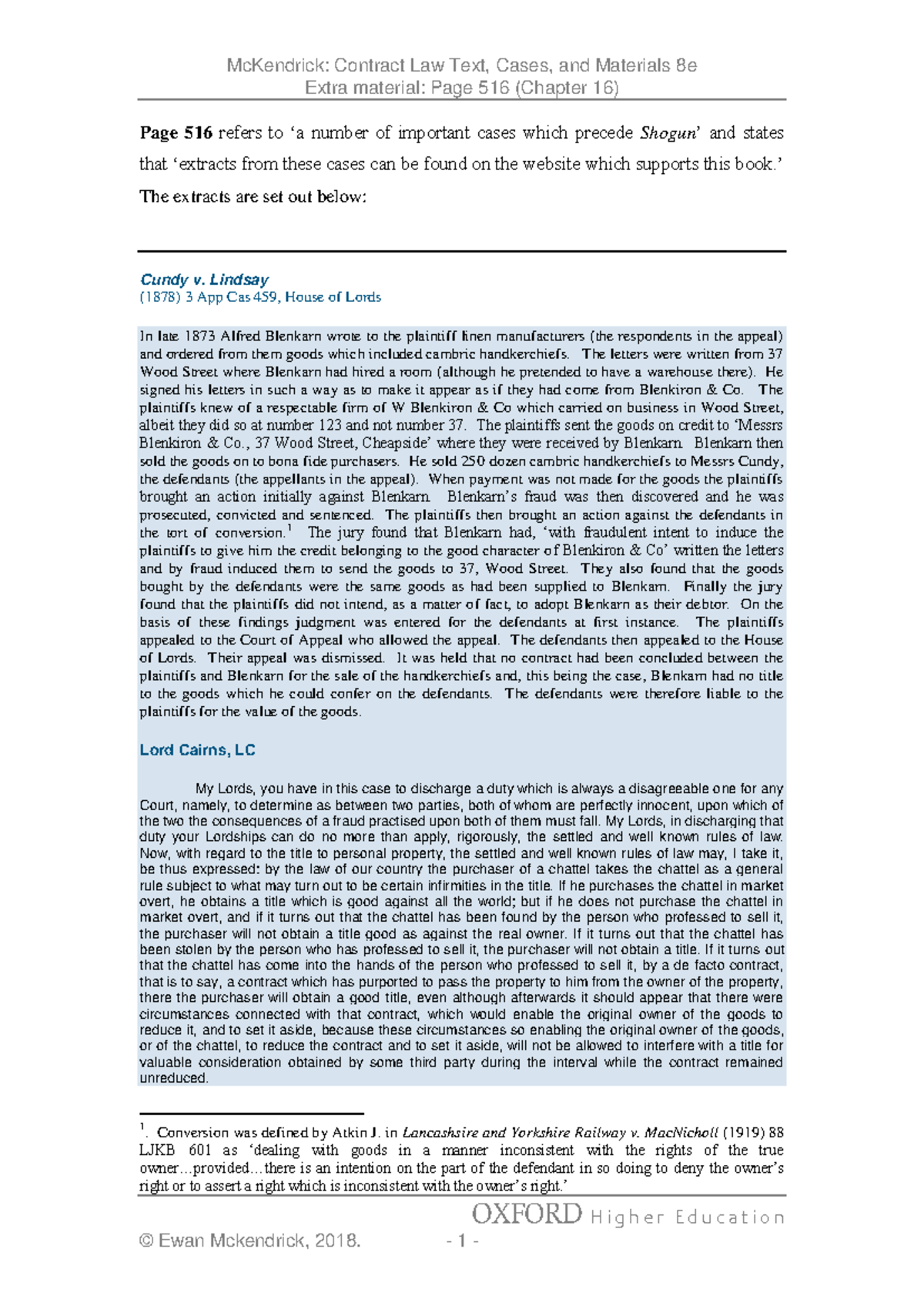 Mckendrick 8e-extra-p516 - Extra material: Page 516 (Chapter 16) H i g ...