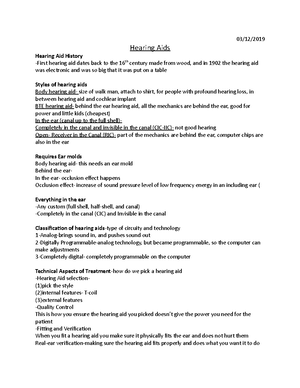 Audiology Paper - Case study audio rehab - Audiology Final Paper ...