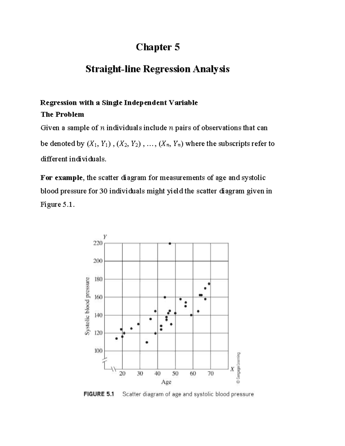 Chapter 5: Straight Line Regression Part 1 - Chapter 5 Regression ...