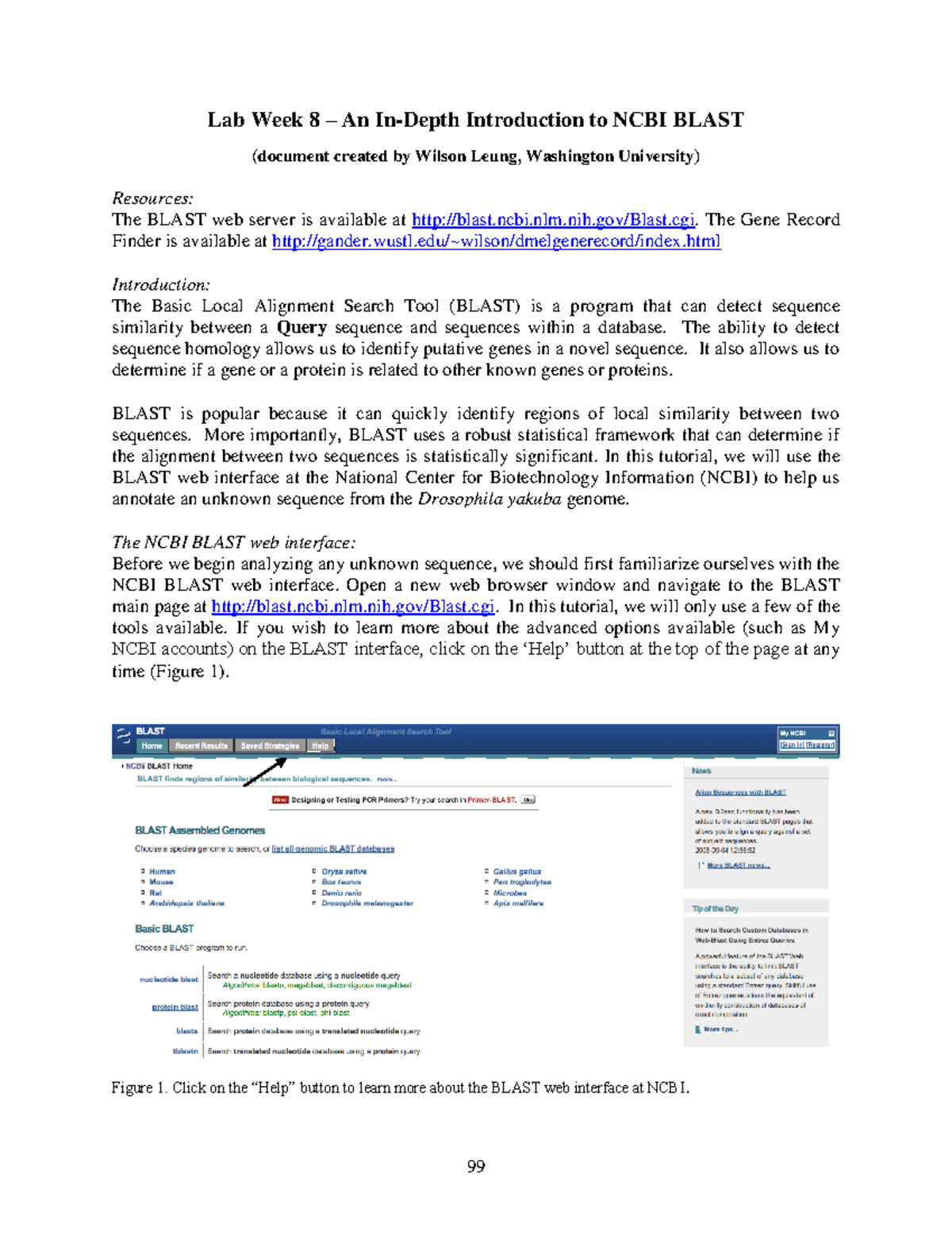 2011 8b Blastrv 7 rev - Blast projects - Lab Week 8 – An In-Depth ...