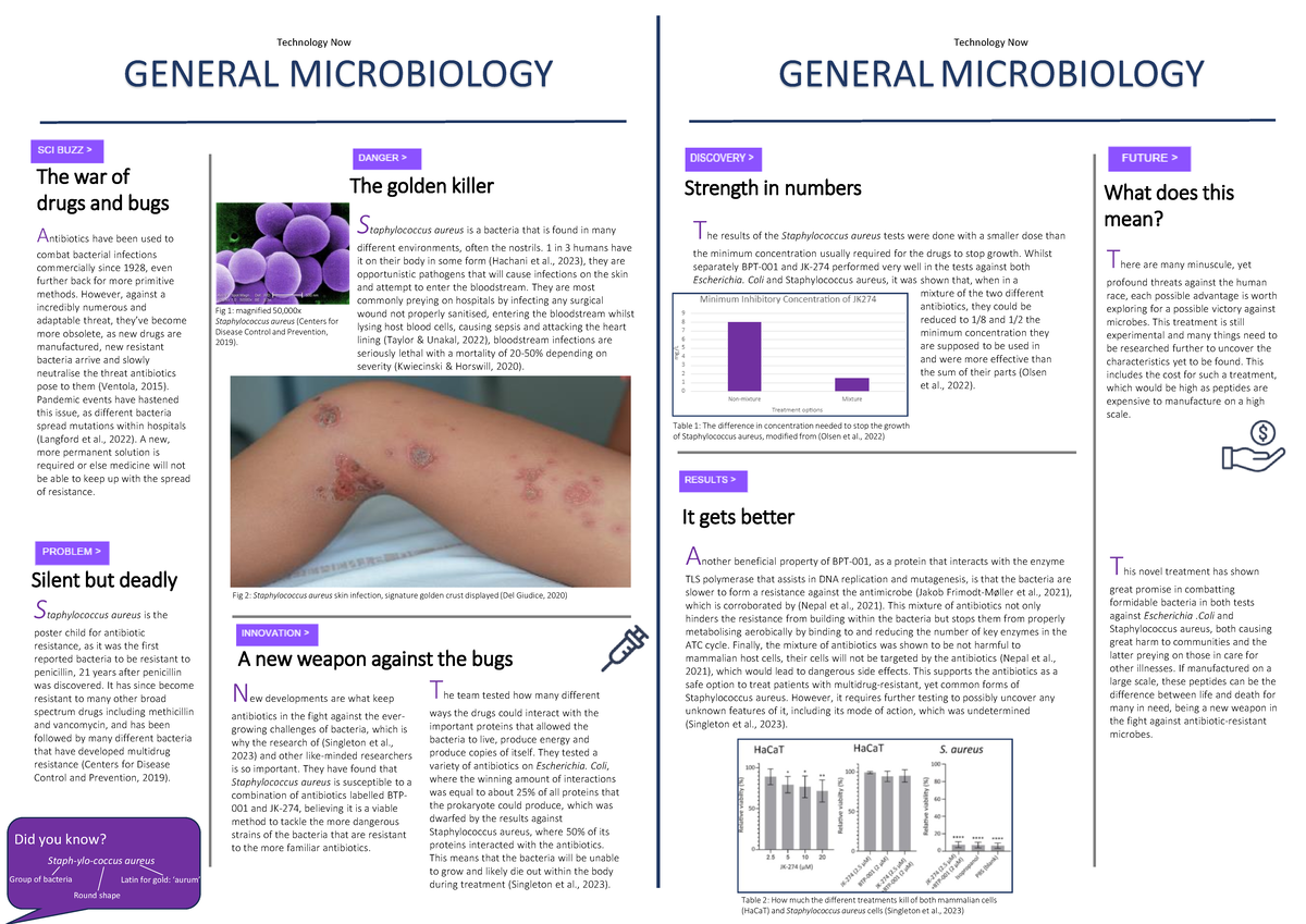 Golden staph magazine - 28.6/30, lost marks due to: - 4 figures used ...
