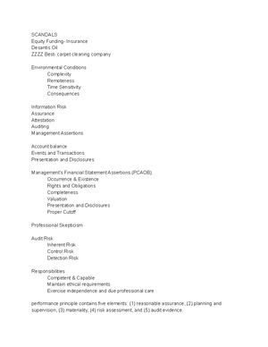 Messier 11e SM CH 8 - CHAPTER 8 TEXTBOOK - CHAPTER 8 AUDIT SAMPLING: AN ...