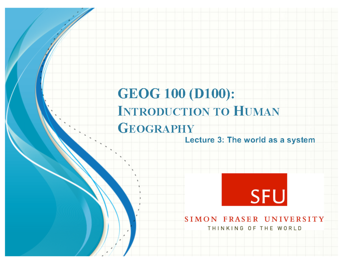 GEOG 100 Lecture 3 &4 -2 - Warning: TT: undefined function: 32 Warning: TT: undefined function ...