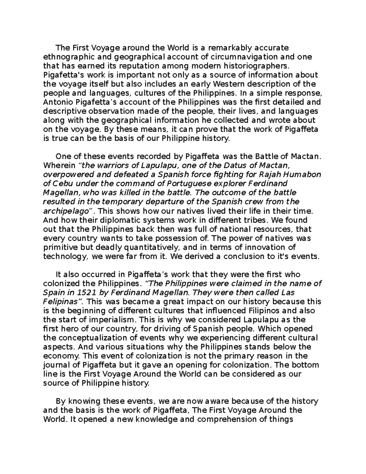 First Voyage - 1210232 - Guide - The First Voyage around the World is a ...