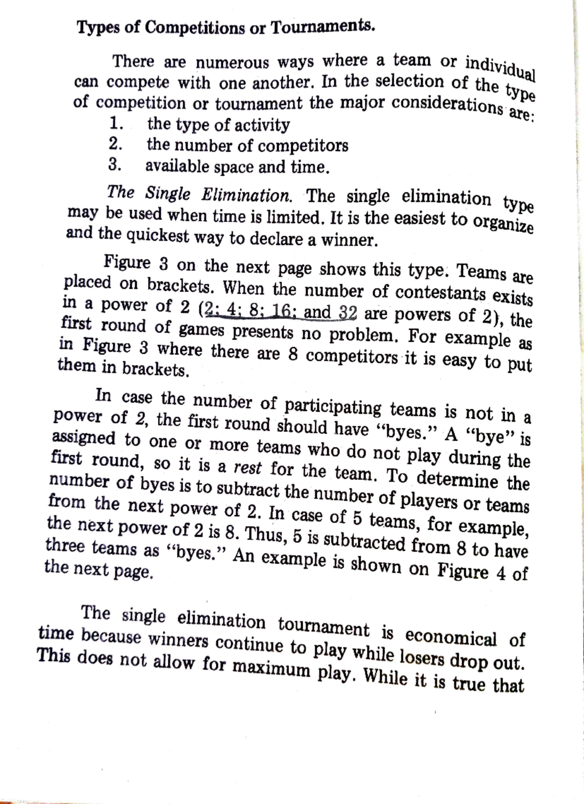 Types Of Tournaments - Types of Competitions or Tournaments. There are ...