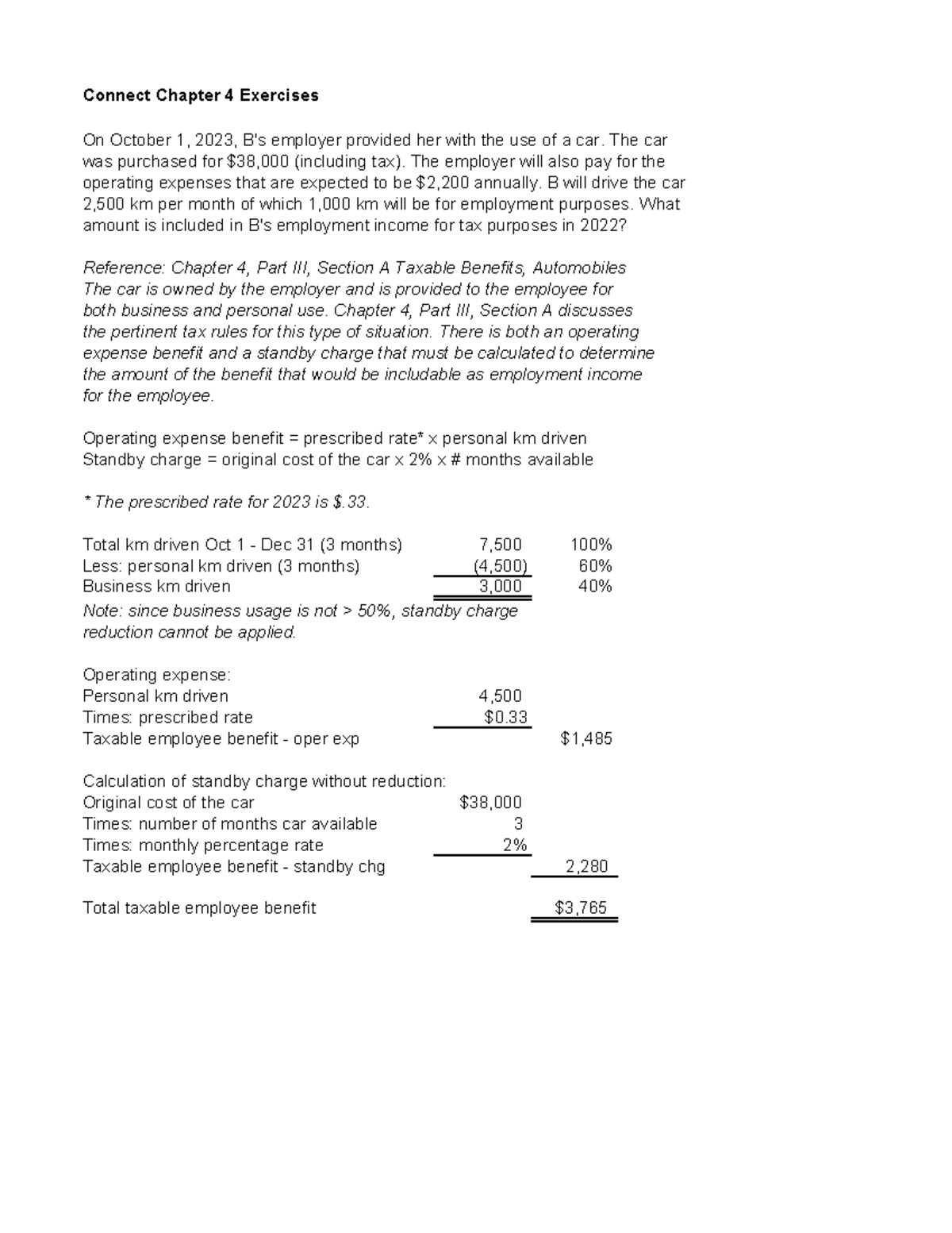 Chap 4 exercise #2 - Practice problems - Connect Chapter 4 Exercises On ...
