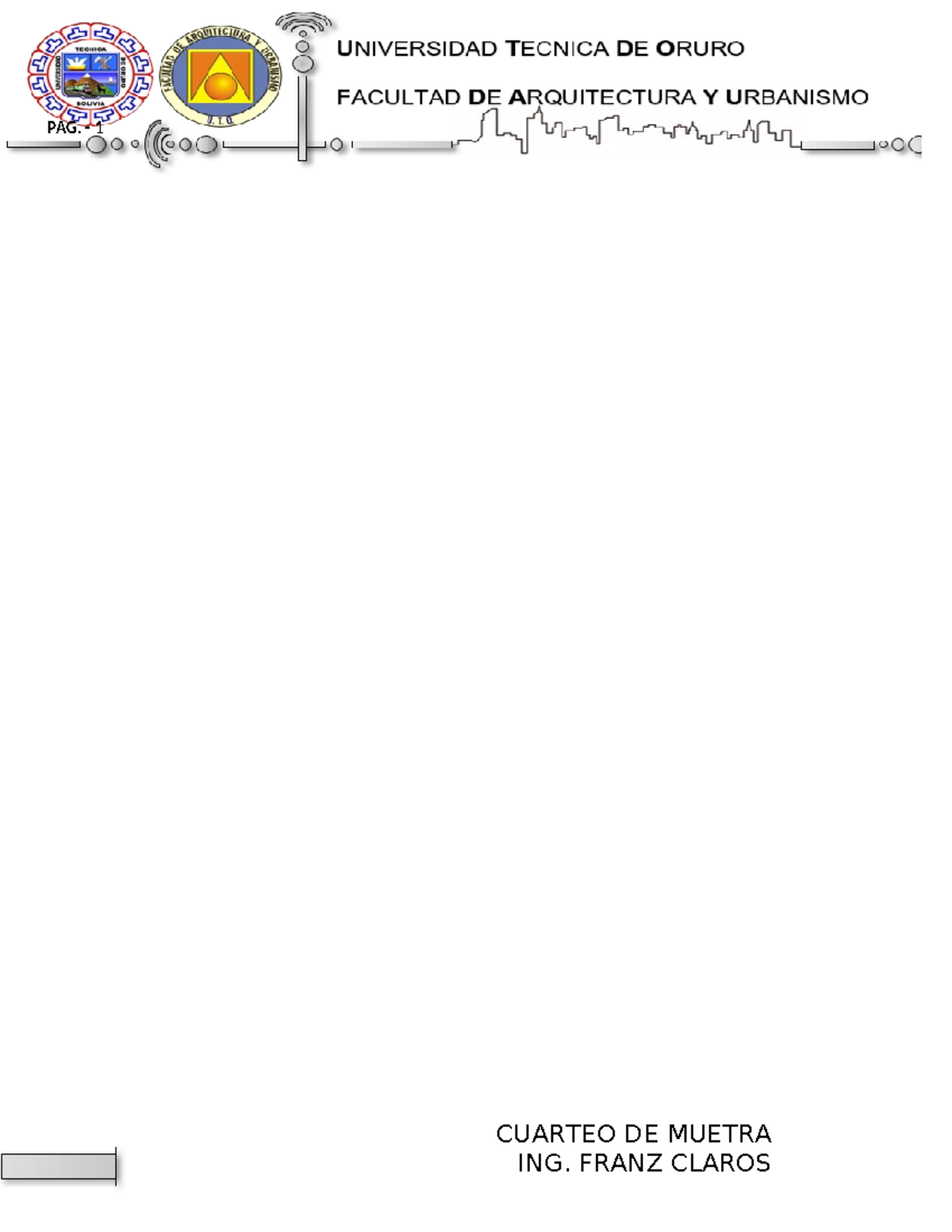 Estructuras cuarteo de muestra - CUARTEO DE MUETRA CUARTEO DE MUETRA ...