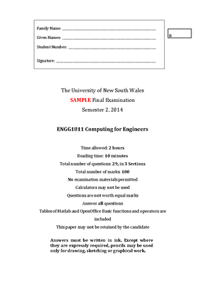 ENGG1811 Assignment 1 (Term 2, 2024) - ENGG1811 Assignment 1: Automatic diagnosis Version: v1 ...