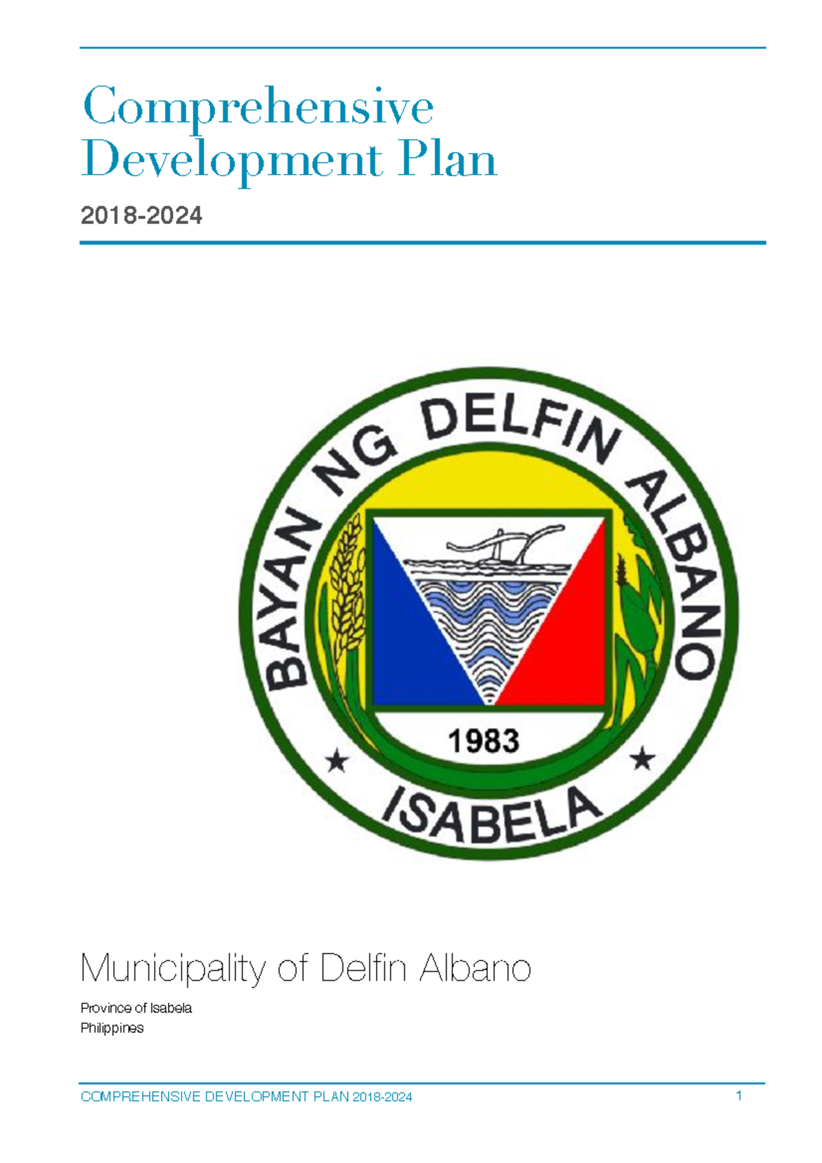 CDP Isabela - Comprehensive Development Plan - Comprehensive ...