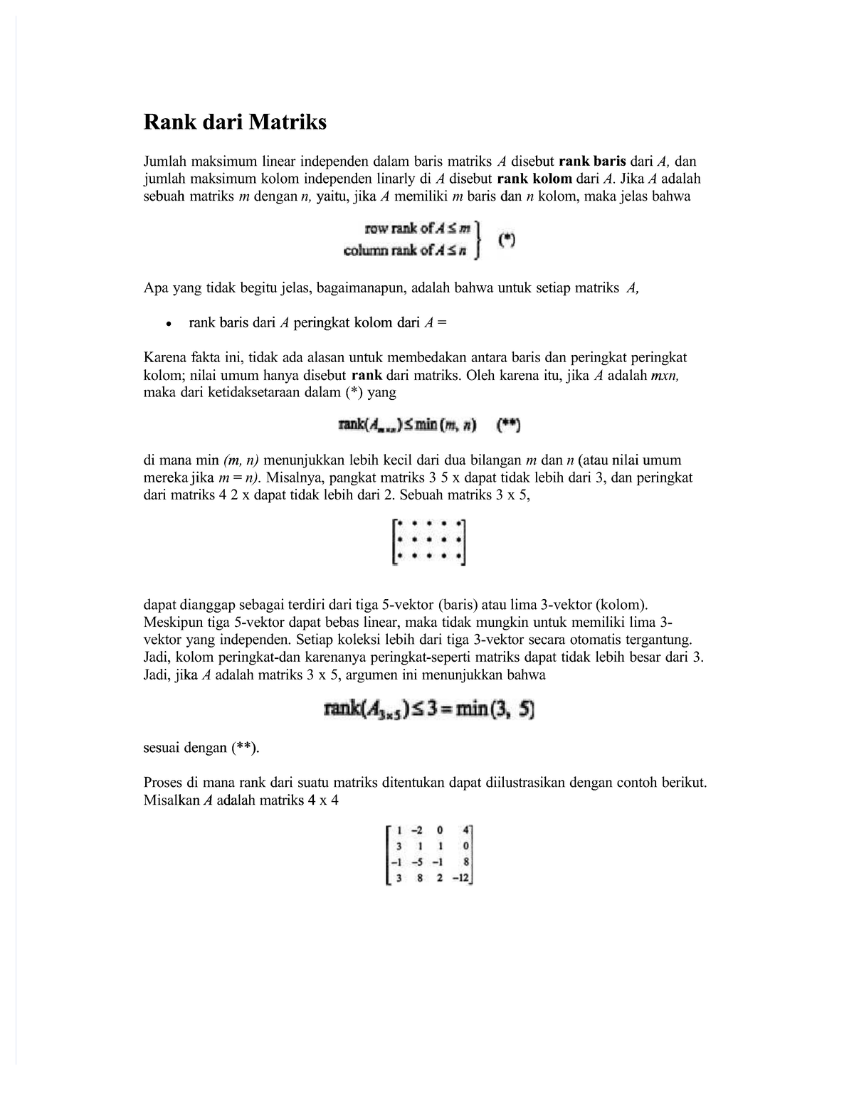 [PDF] Rank Dari Matriks compress - Rank dari MatriksRank dari Matriks ...