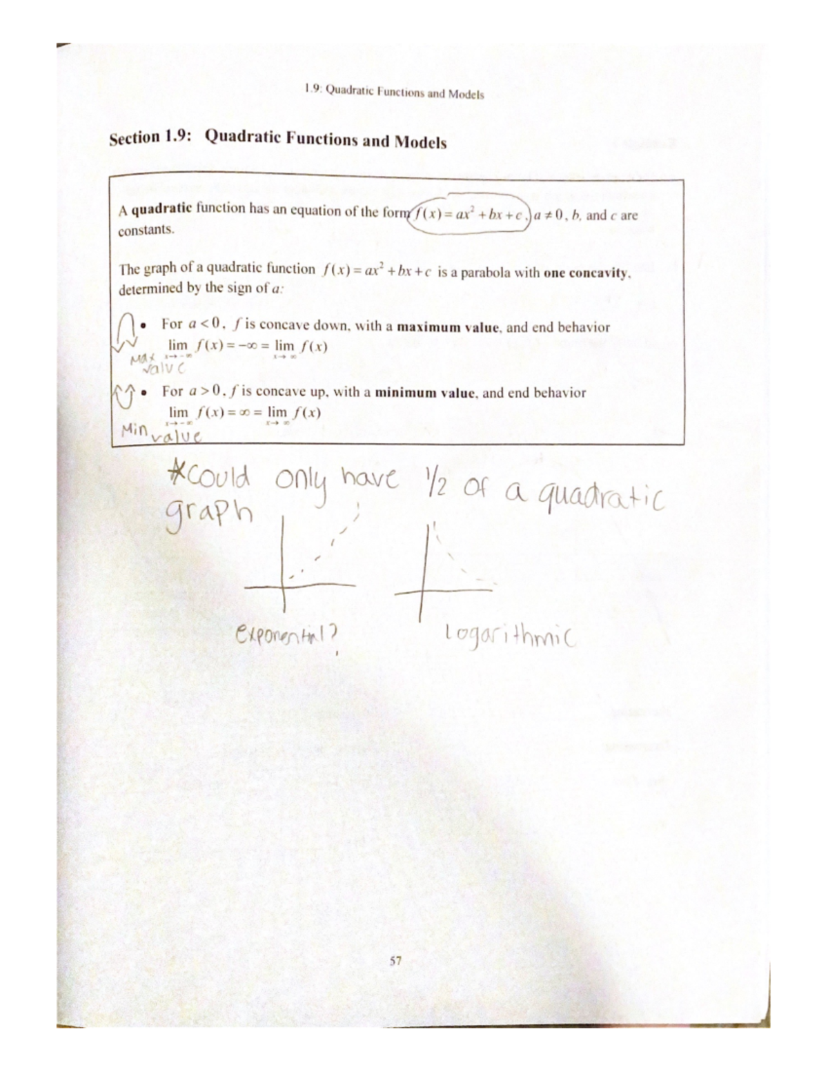 Math 1020 lecture check notes chapter 1.9 - MATH1020 - Studocu