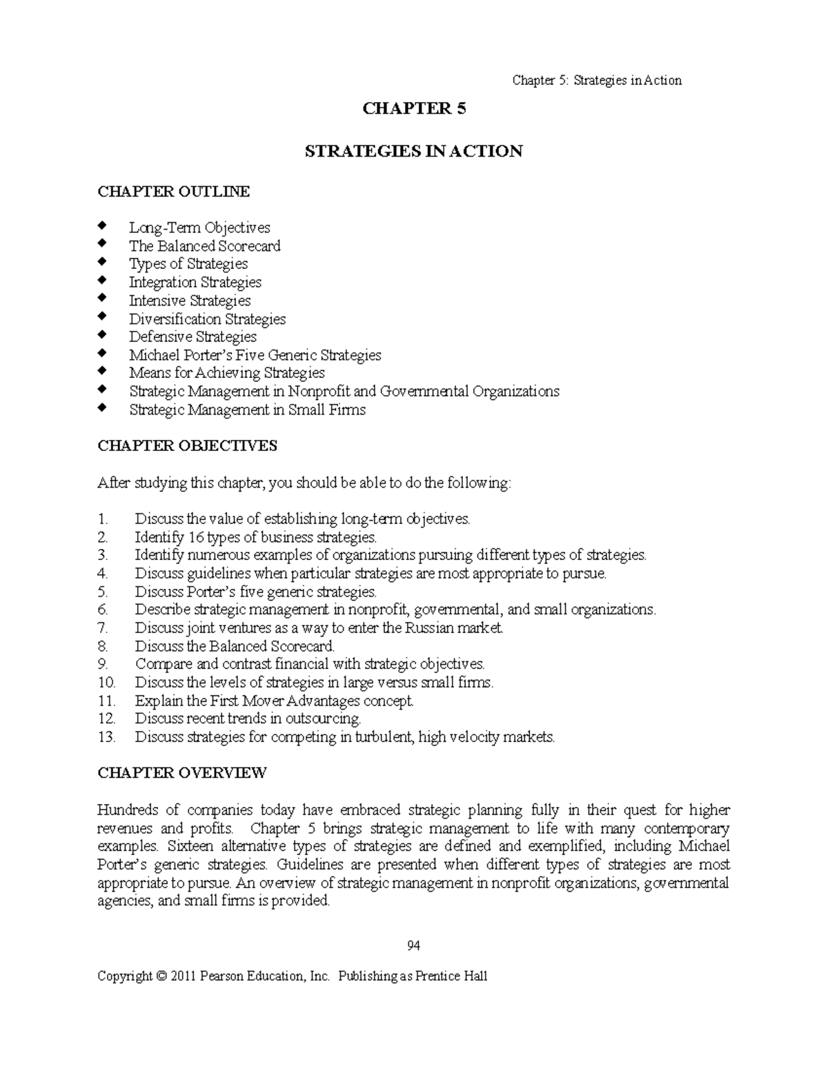 David 13e im 05 - Lecture notes and answer key on discussion questions ...