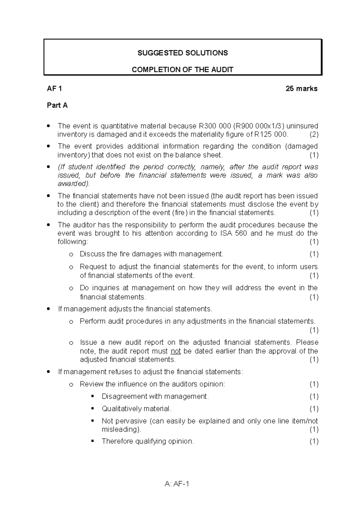 Completion Solutions ENG 2022 - SUGGESTED SOLUTIONS COMPLETION OF THE ...