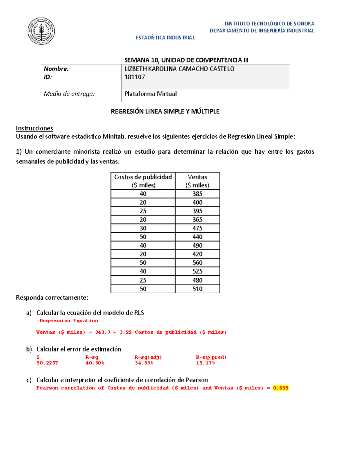 EI-S10-T15 LKCC para cursar el semetre con buena calificacion. del año ...
