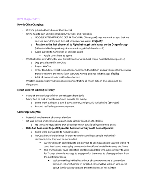 A304 Final Assessment Topics - Learning objectives included here are ...