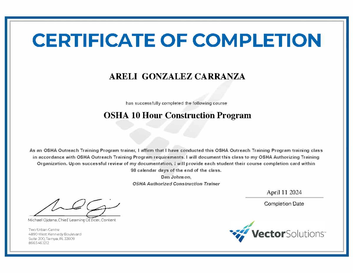 F511790 f 0c92 469b b63b ffb61df89371 - CERTIFICATE OF COMPLETION has ...