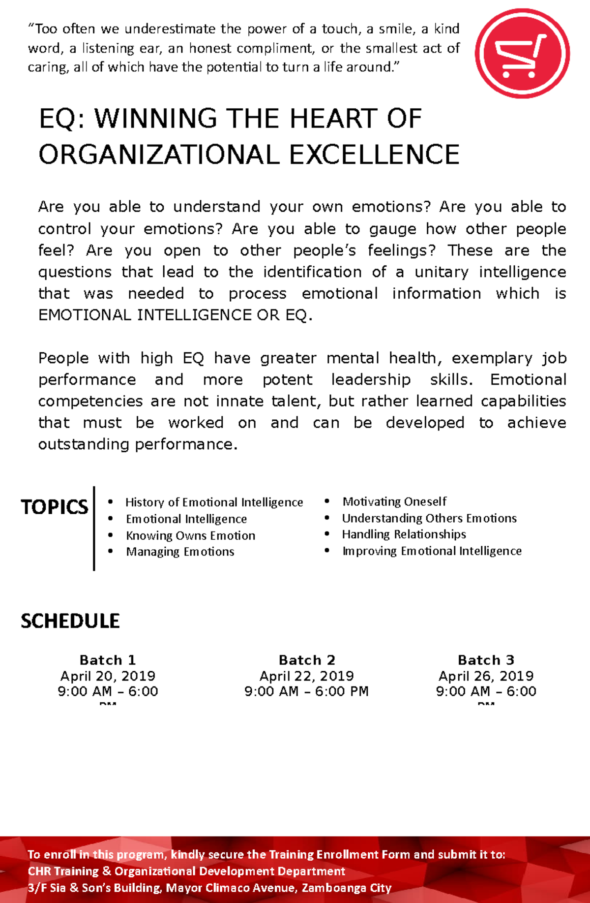 EQ TP - for training and development - EQ: WINNING THE HEART OF ...