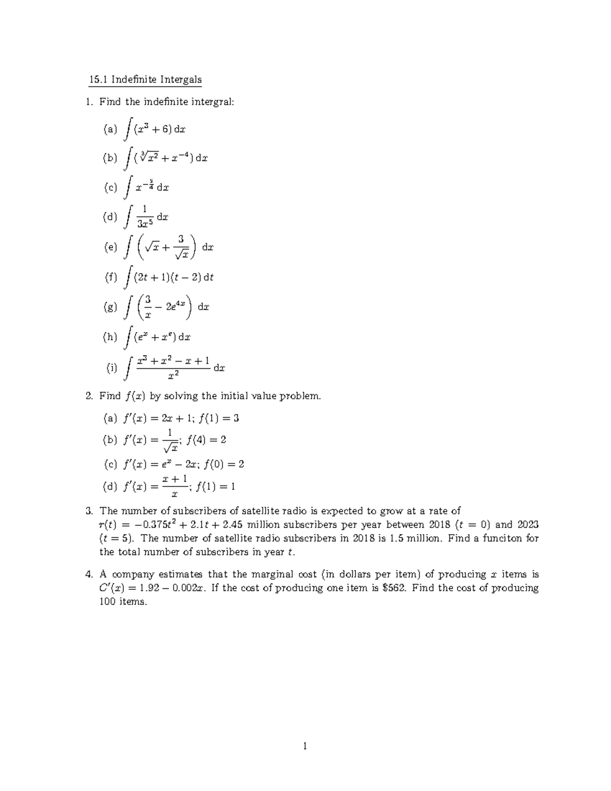 Math 102 Spring 22 Week 9 Review Worksheet - MATH 102 - Studocu