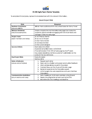 2-3 Assignment Scrum Events - Jackson 1 Nicholas Jackson Professor Sandifer CS 250 9/15/ 2-3 ...