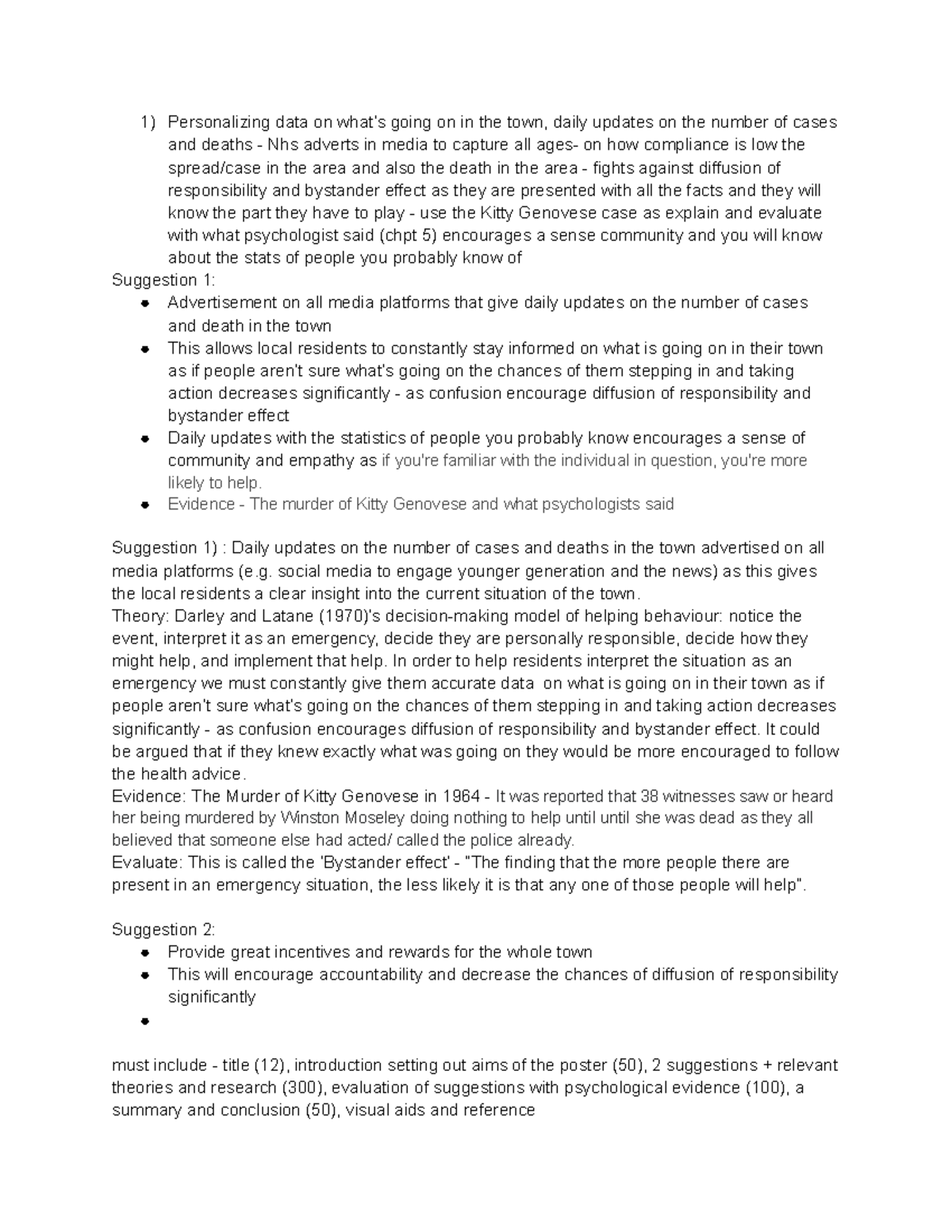Plan for TMA 1 DE200 - Personalizing data on what’s going on in the ...