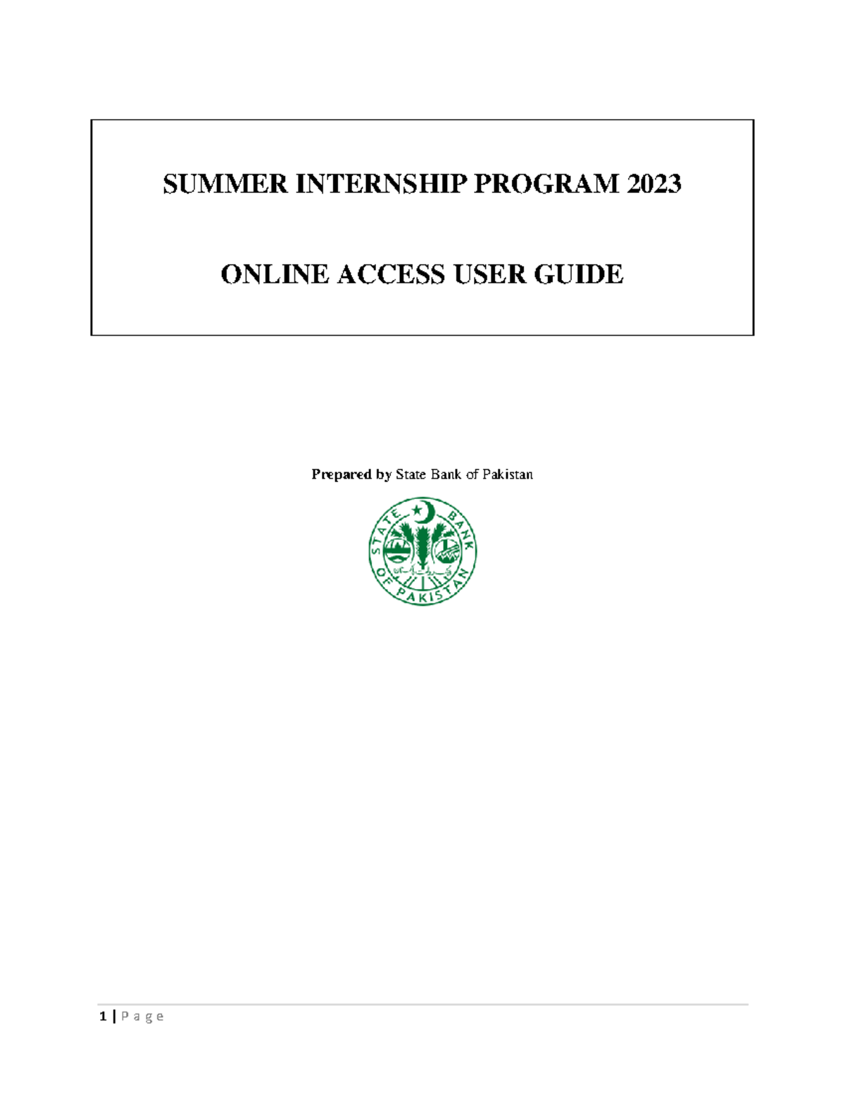 HRD Internship User Guide - SUMMER INTERNSHIP PROGRAM 2023 ONLINE ...