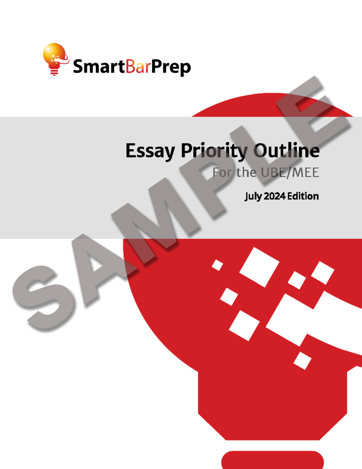 Sample Smart Bar Prep UBE Materials - Essay Priority Outline For the ...