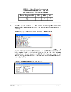 Proposal L - PROPOSAL List of group members: Name Matric No. UMAR ZIKRI ...